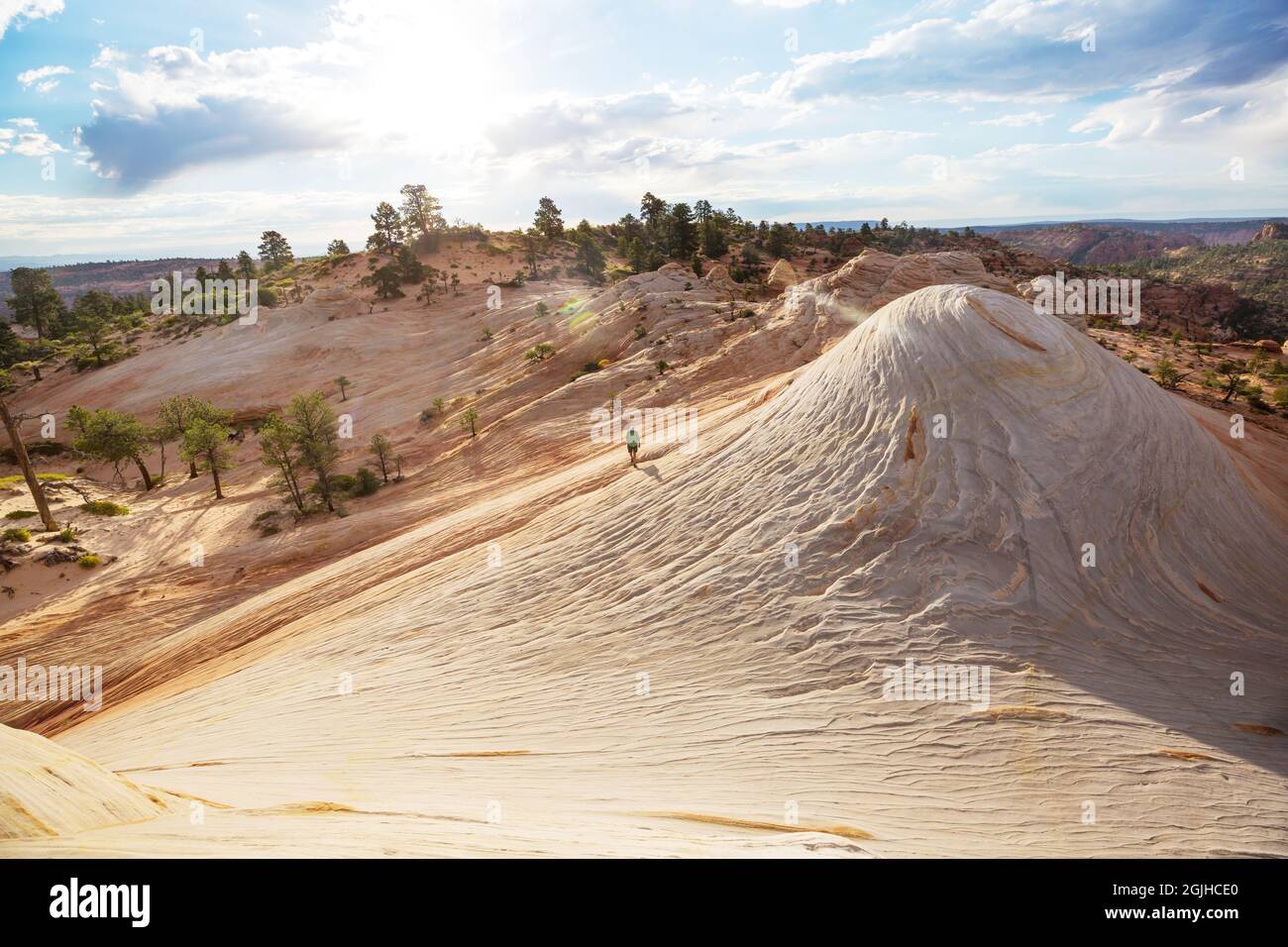 Sandstone formations in Utah, USA. Beautiful Unusual landscapes Stock ...
