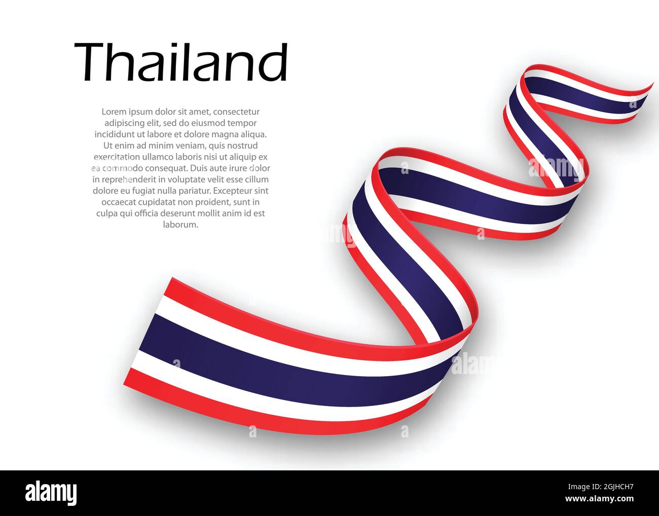 Thai ribbon Stock Vector Images - Alamy