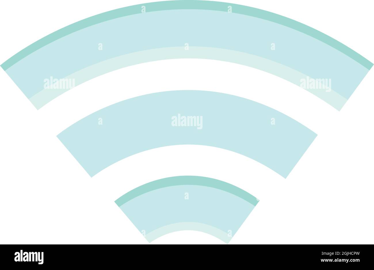 wifi symbol icon on white background Stock Vector Image & Art - Alamy