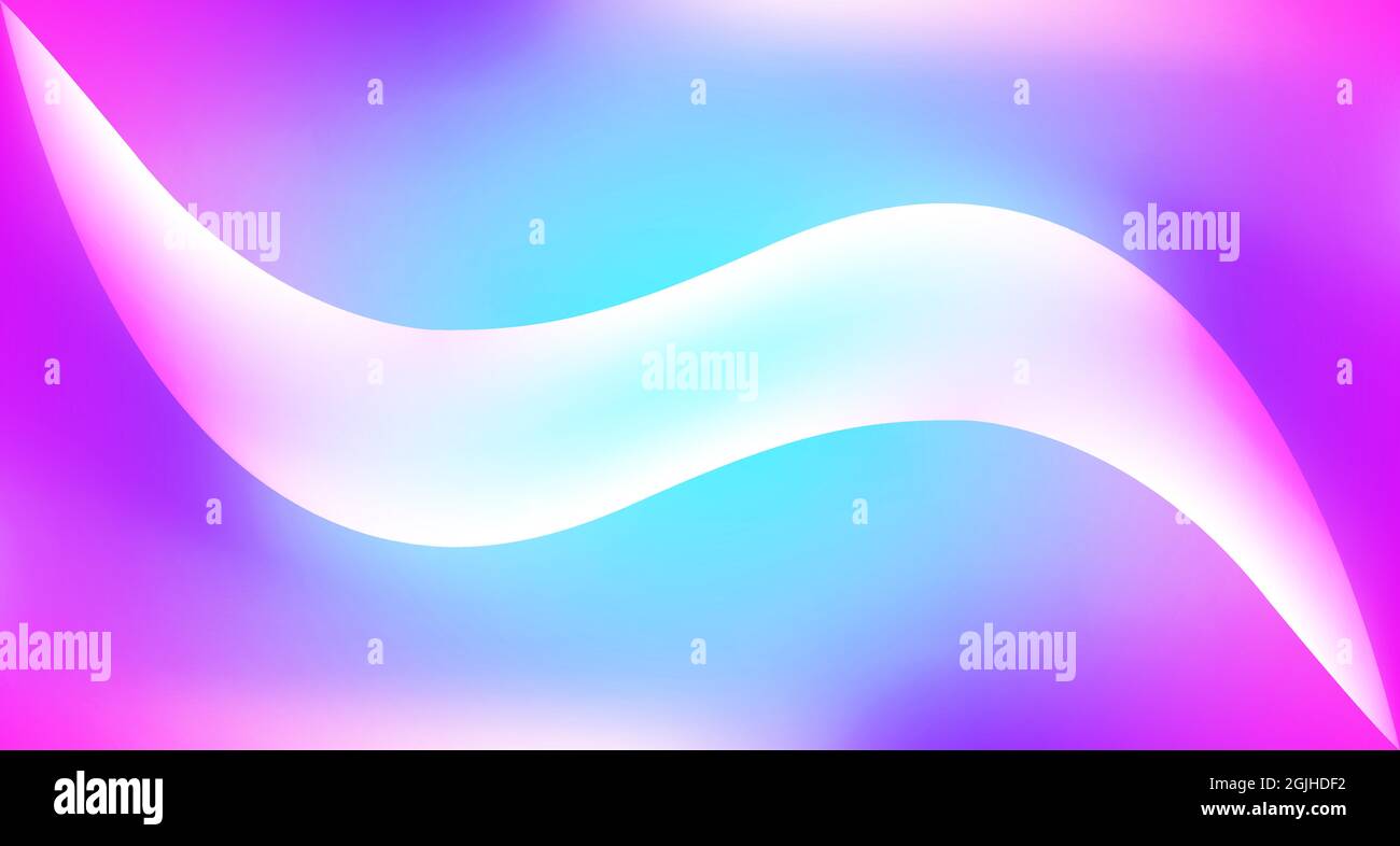 Beautiful fluid wave with pink magenta purple violet blue gradient ...