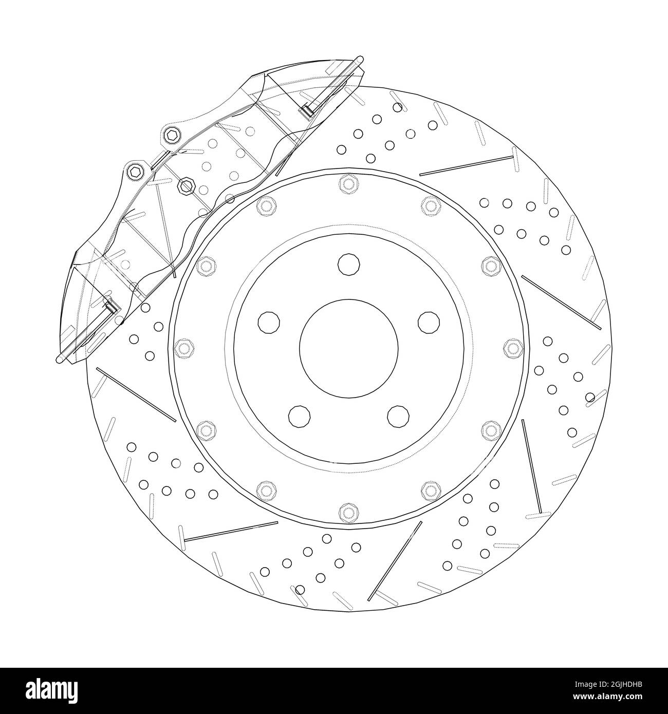 Braking detail Stock Vector Images - Alamy