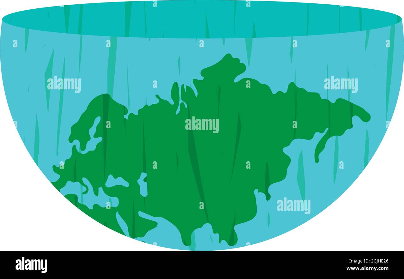 half world globe icon on white background Stock Vector Image & Art - Alamy