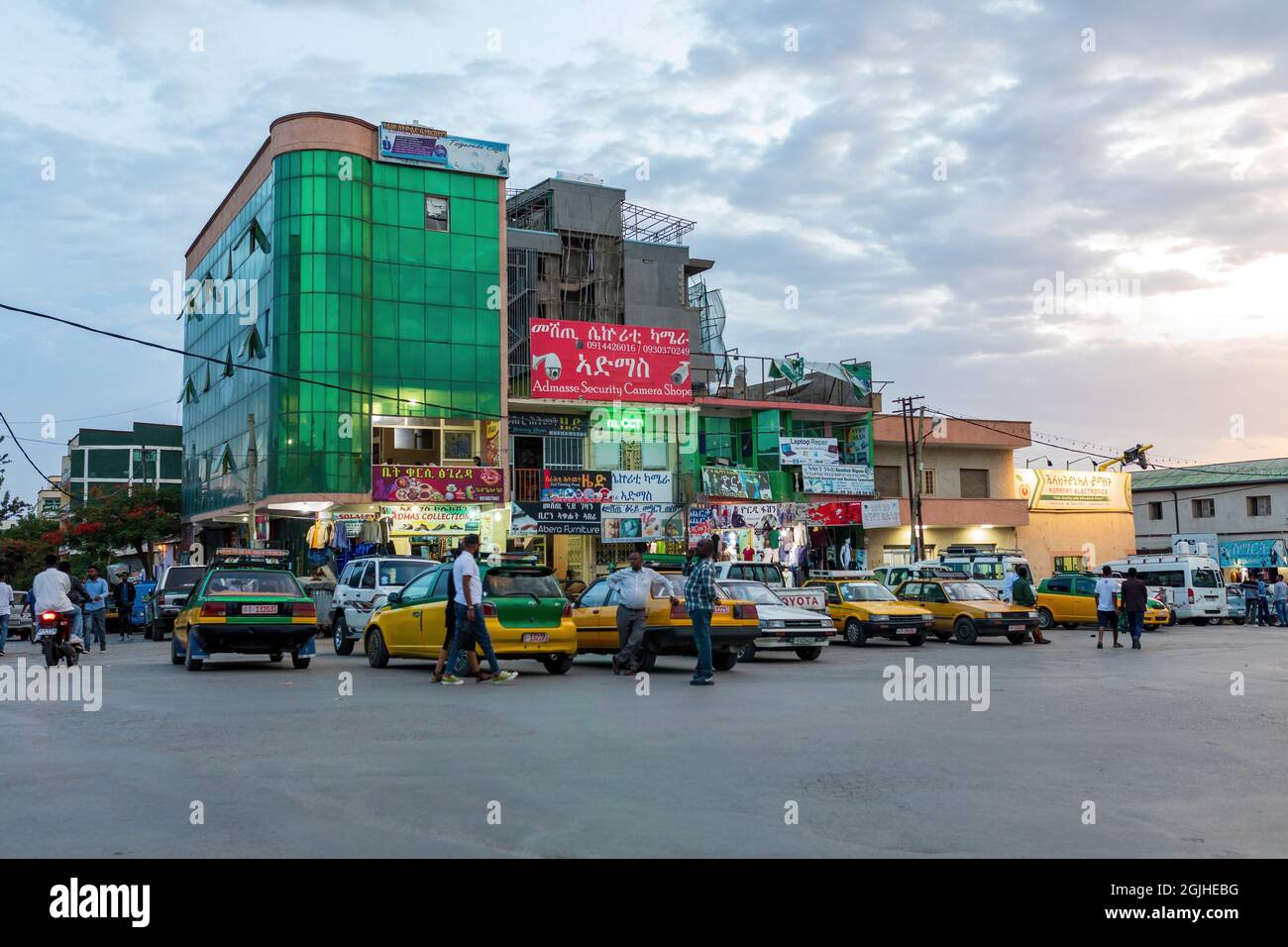Mekelle, ETHIOPIA, APRIL 29th. 2019, Ordinary Ethiopians on the street ...