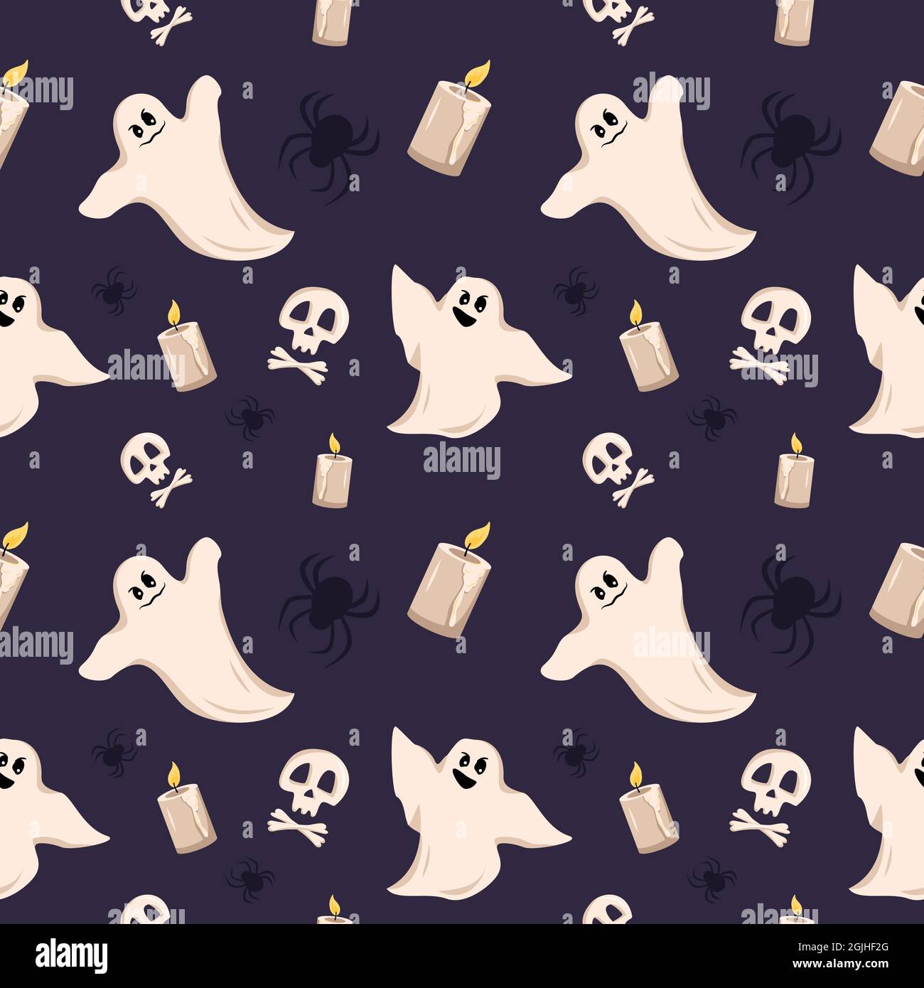 Ghosts pattern Stock Vector Images - Alamy