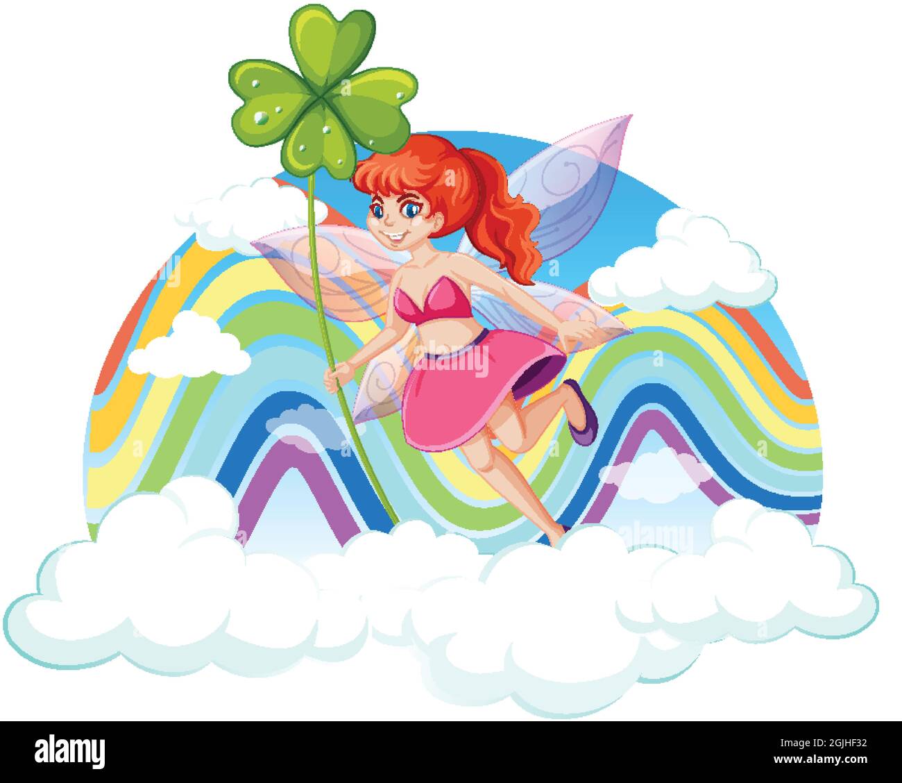 Little angel smiling happy Stock Vector Images - Alamy