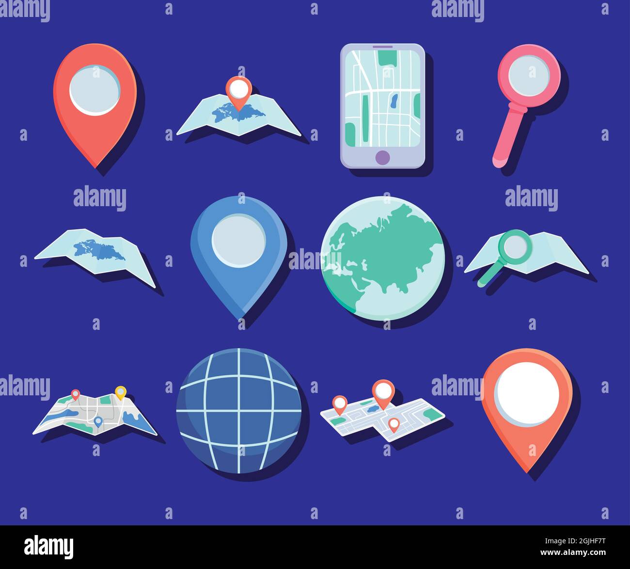 Map satellite geography maps Stock Vector Images - Alamy