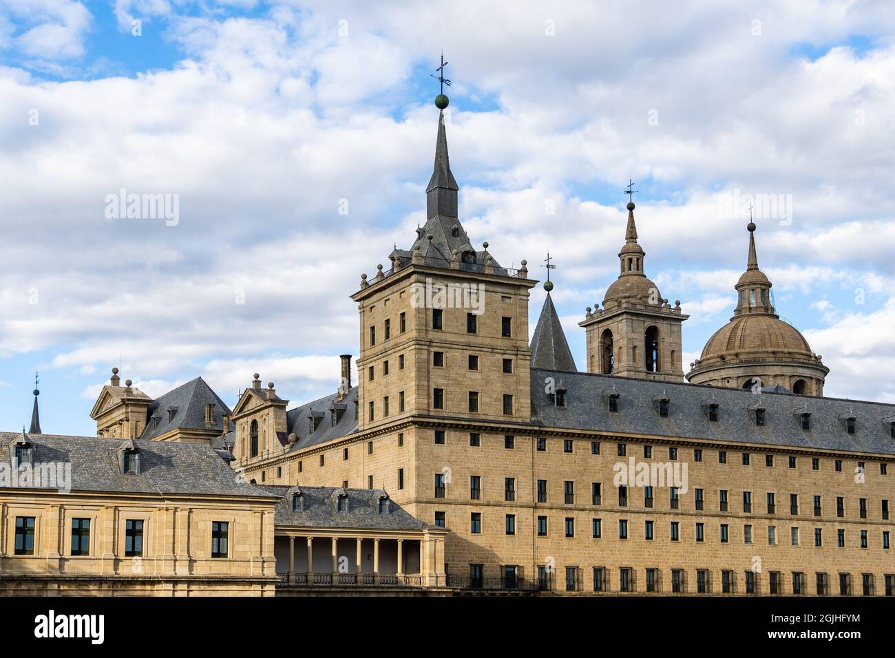 San Lorenzo de El Escorial, Spain - September 8, 2021: Royal Site of ...