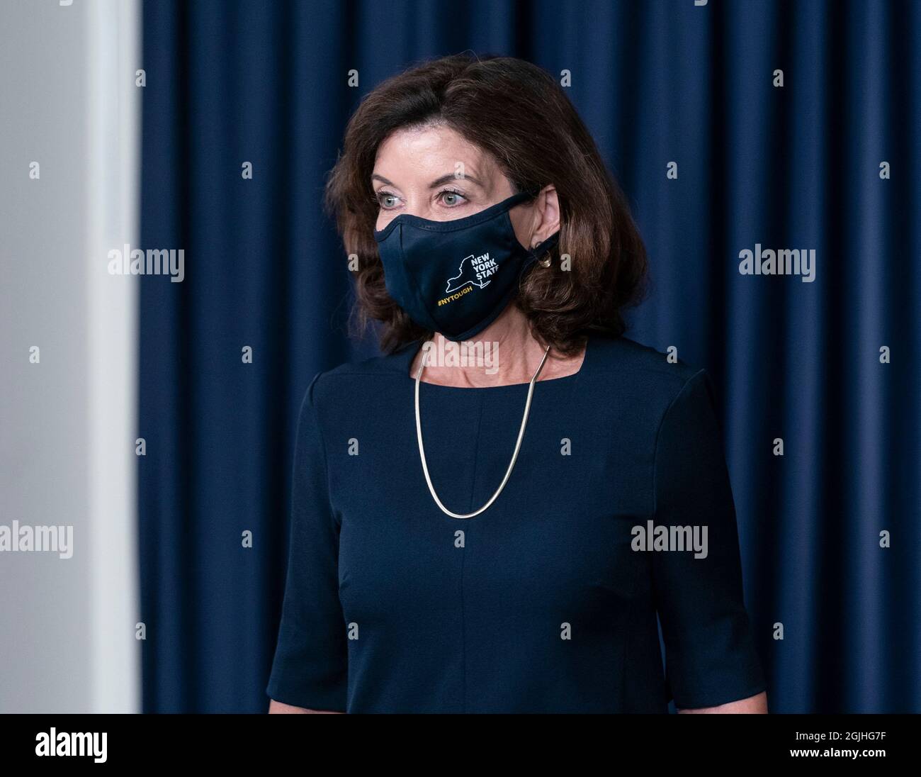 New York, United States. 09th Sep, 2021. Governor Kathy Hochul seen ...