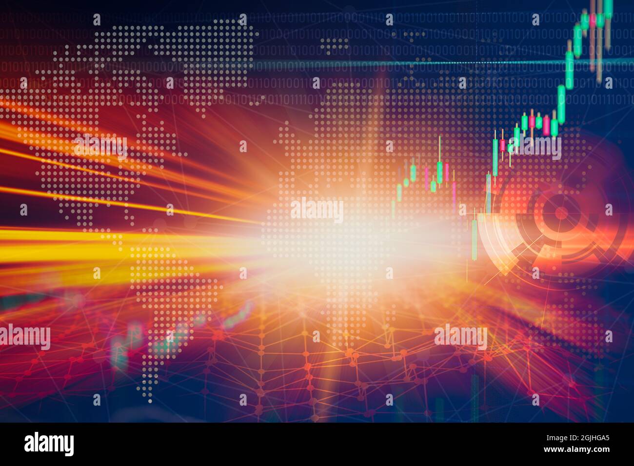 High speed business performance and technology concept, Acceleration ...