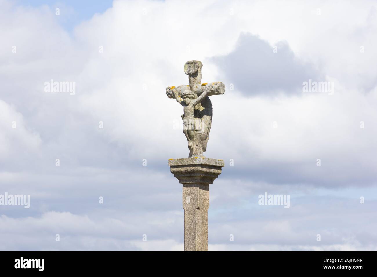 Stone sculptures representing religious figures of Christianity Stock ...