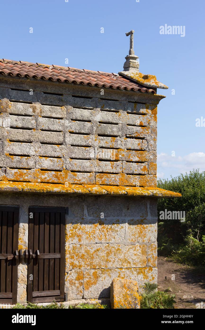 Building raised off the ground to store grain and prevent humidity and ...