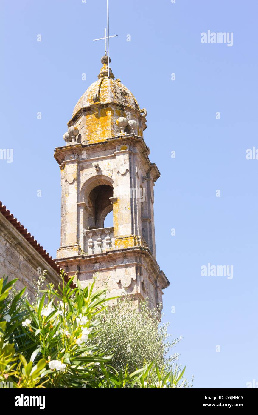 Town of Cambados, typical town of Galicia, Spain. Monumental village ...