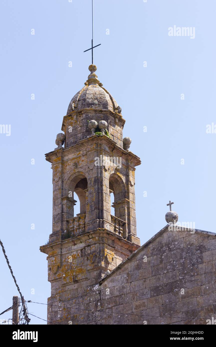 Town of Cambados, typical town of Galicia, Spain. Monumental village ...