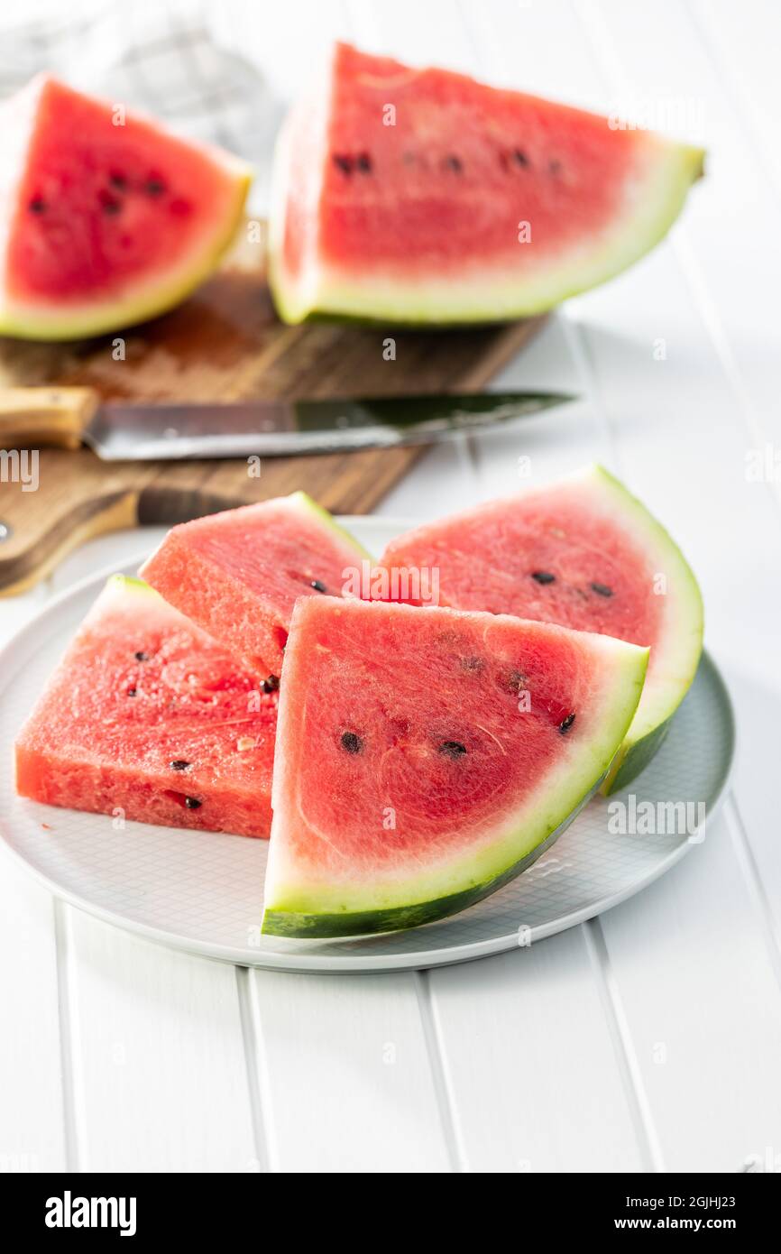 Red melon hi-res stock photography and images - Alamy