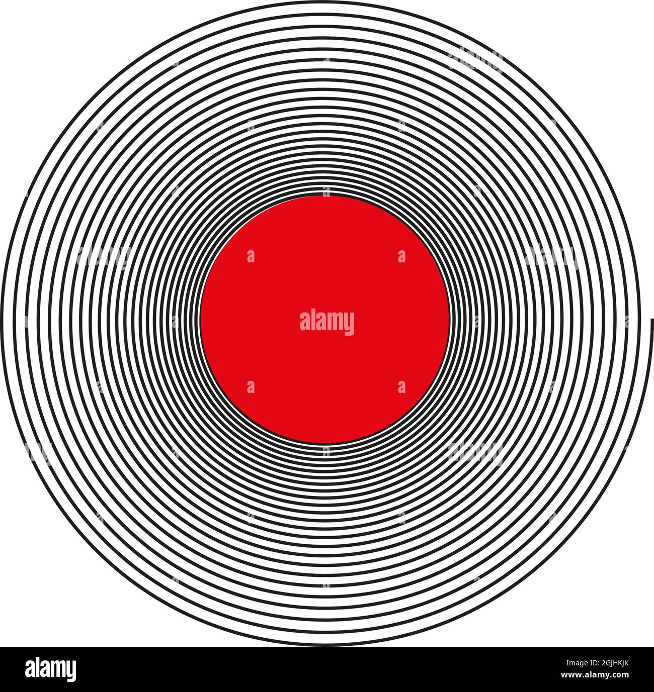 Spiral with radial rays, twirl, twisted effect Stock Vector Image & Art ...