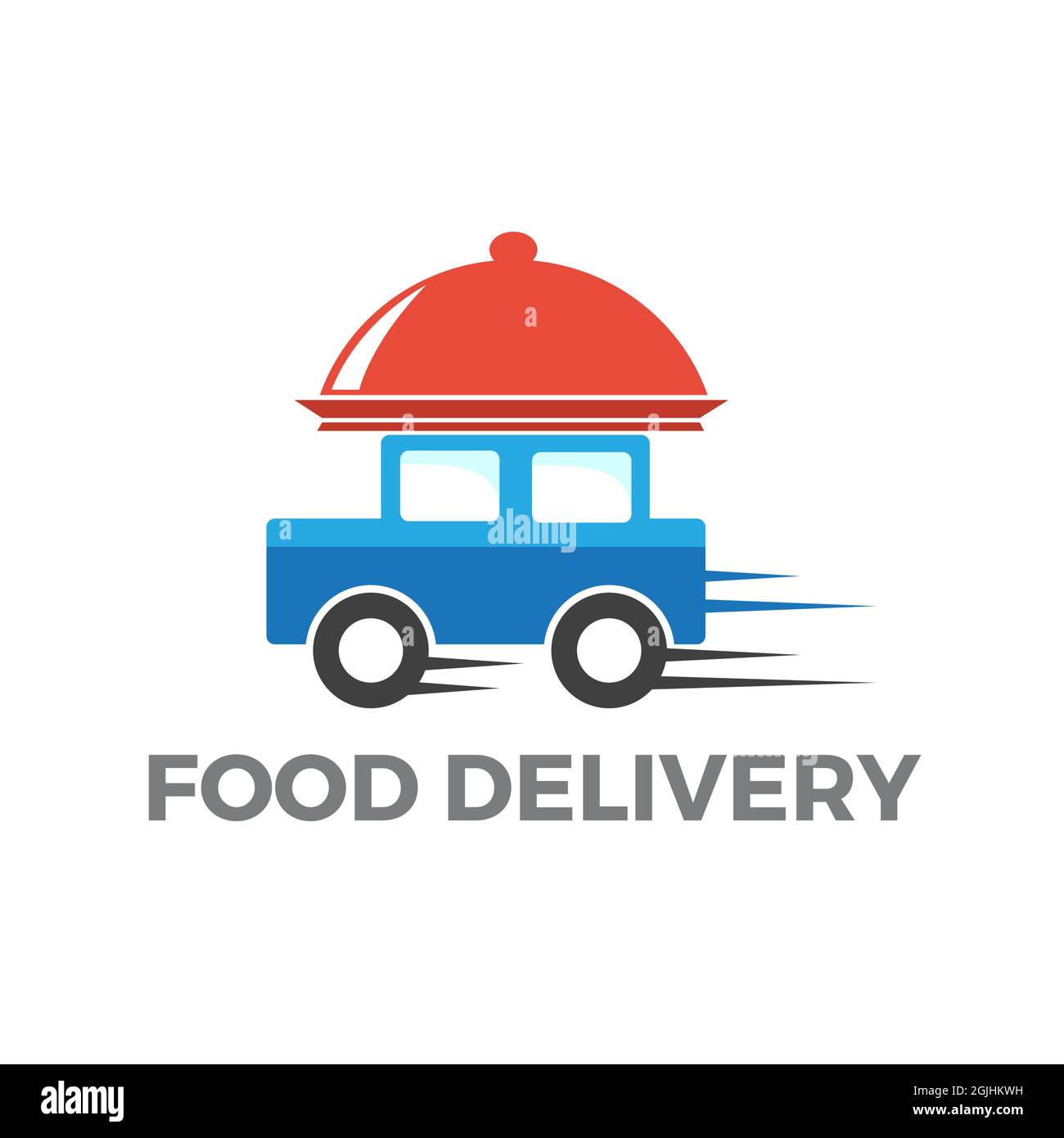 Food Delivery Car Logo