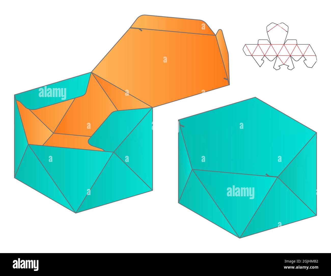 Pentagon Box Template