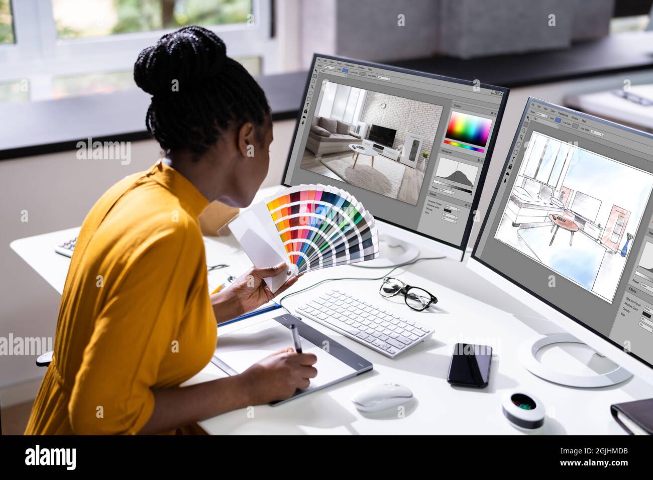 House design computer screen hi-res stock photography and images - Alamy