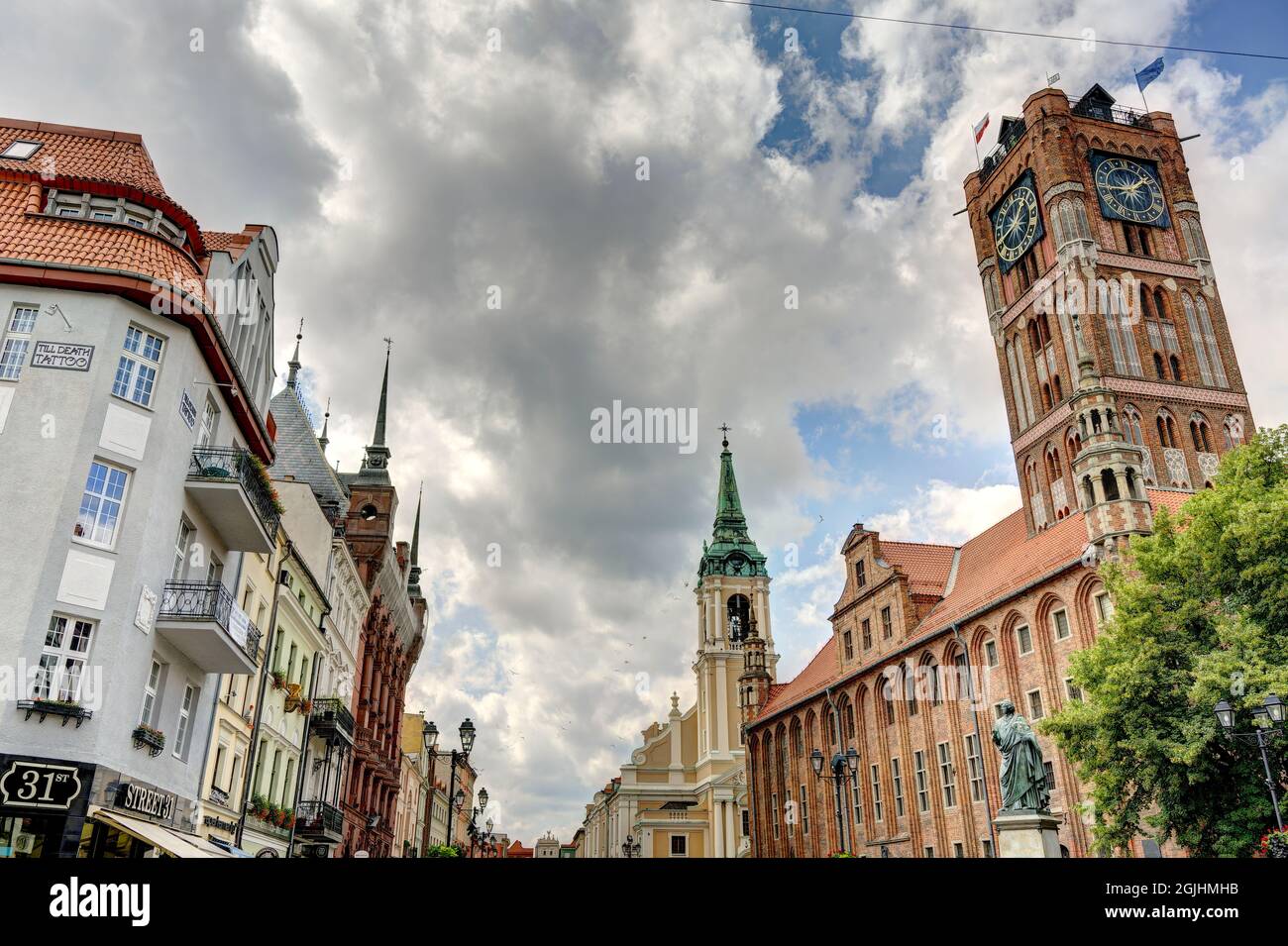 Torun Old Town, HDR Image Stock Photo - Alamy