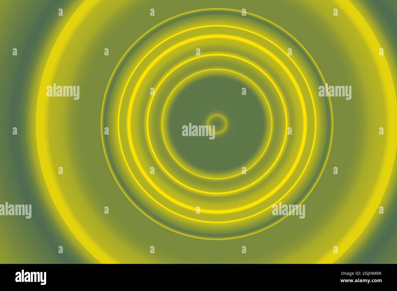 Illustration of a green background with yellow gradually growing ...