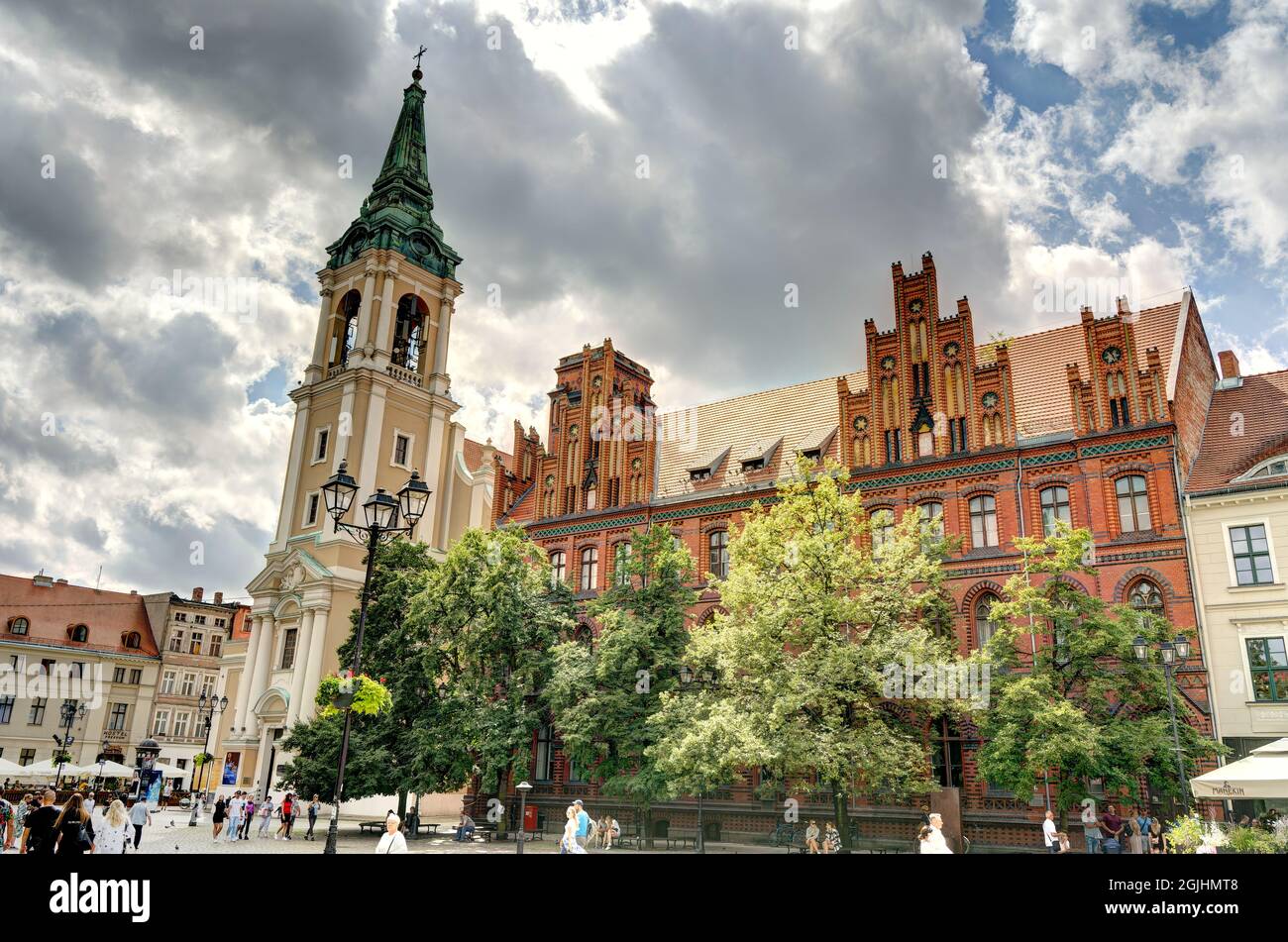 Torun Old Town, HDR Image Stock Photo - Alamy