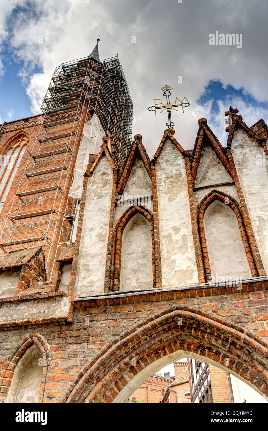 Torun Old Town, HDR Image Stock Photo - Alamy