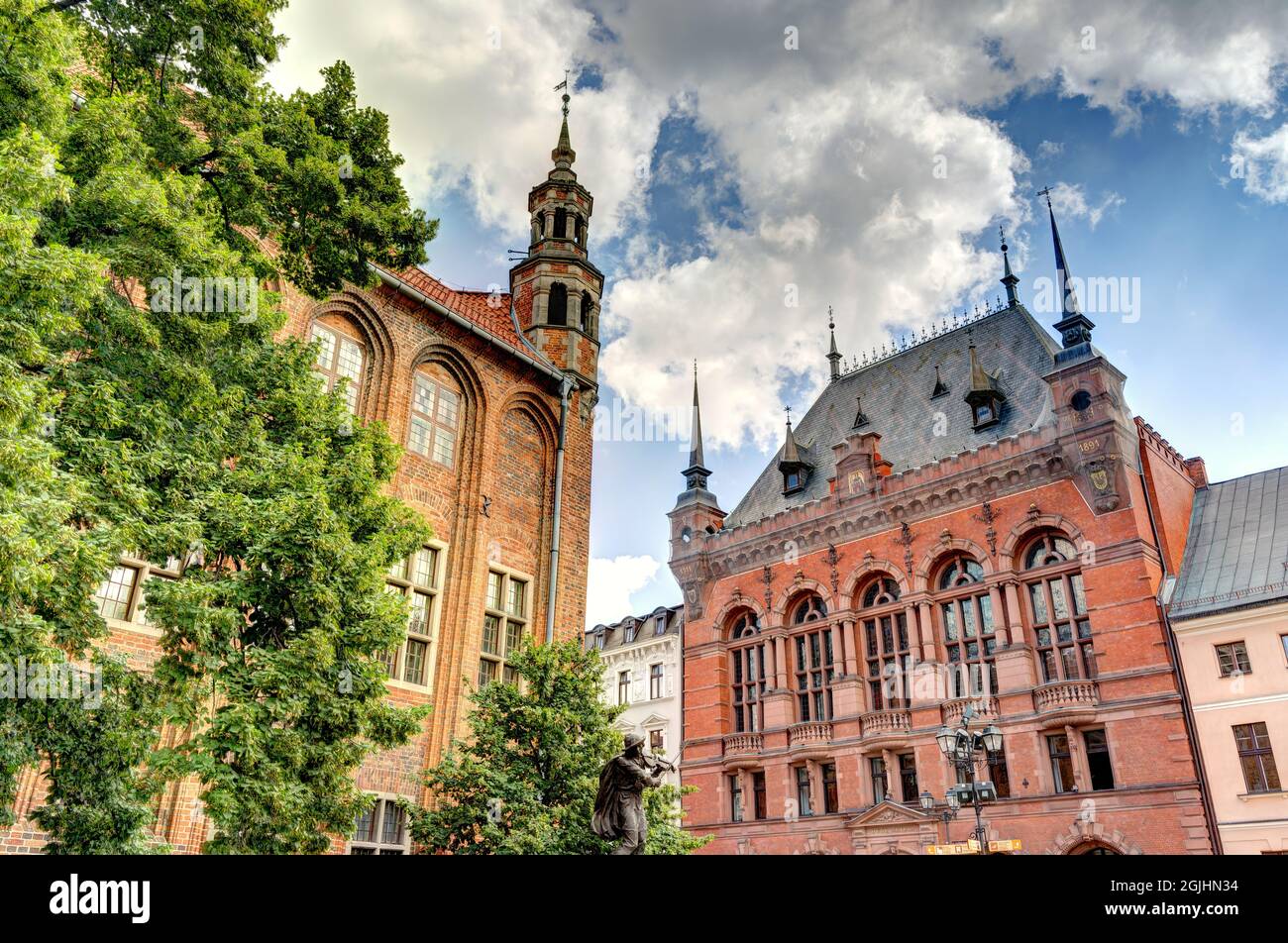 Torun Old Town, HDR Image Stock Photo - Alamy