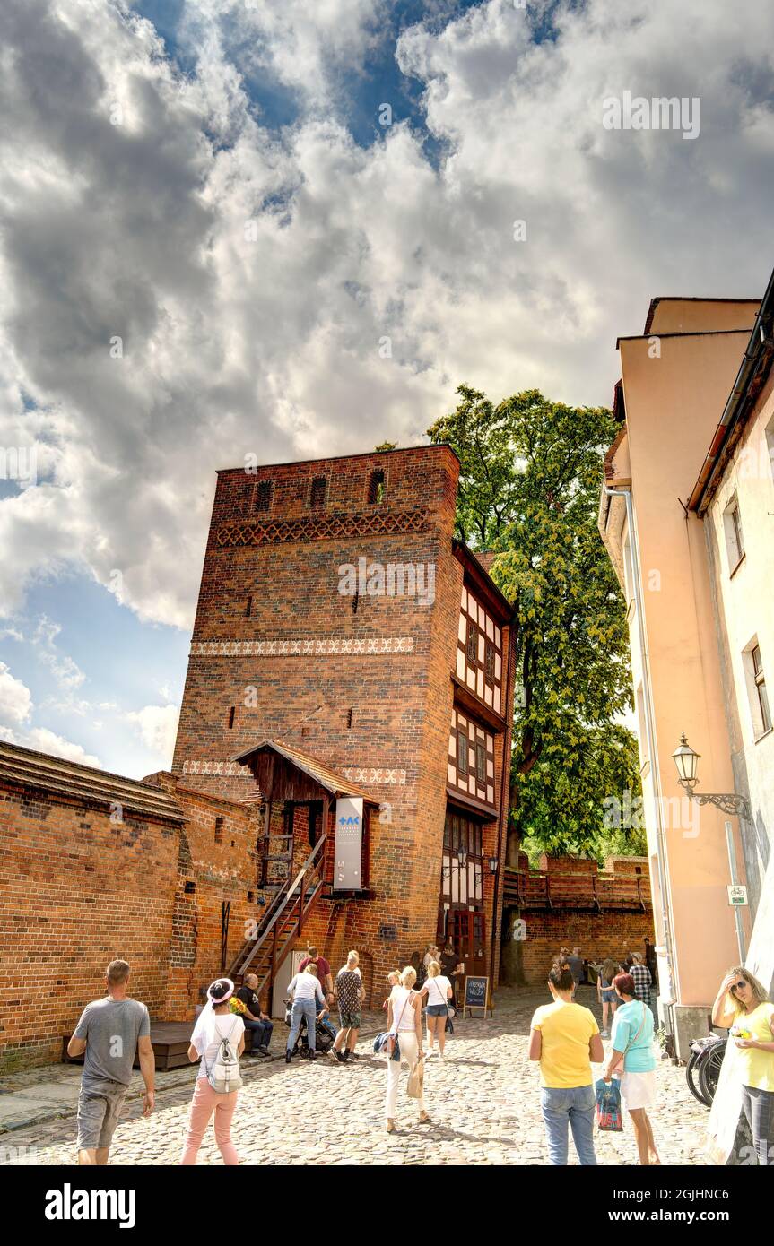 Torun Old Town, HDR Image Stock Photo - Alamy