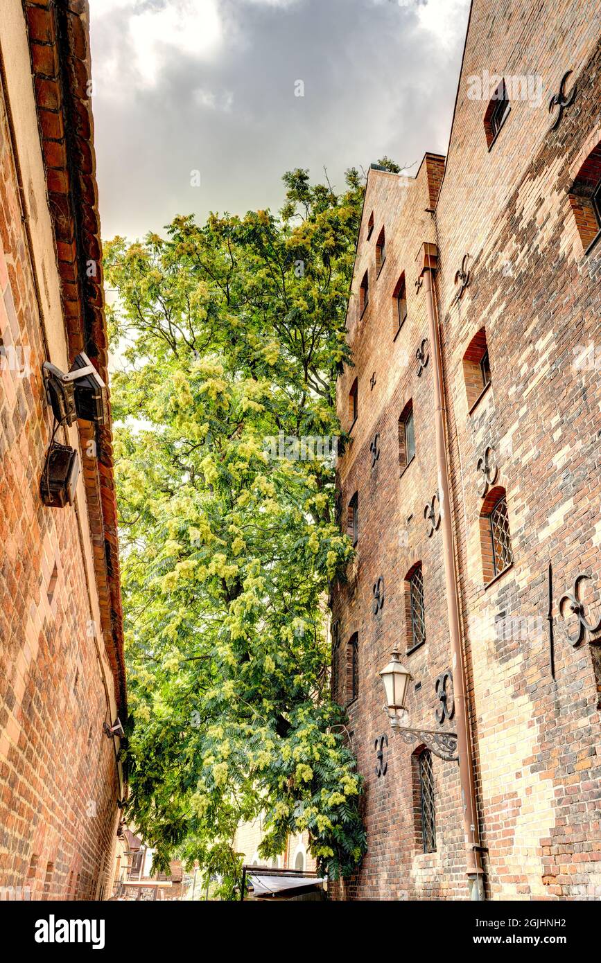 Torun Old Town, HDR Image Stock Photo - Alamy