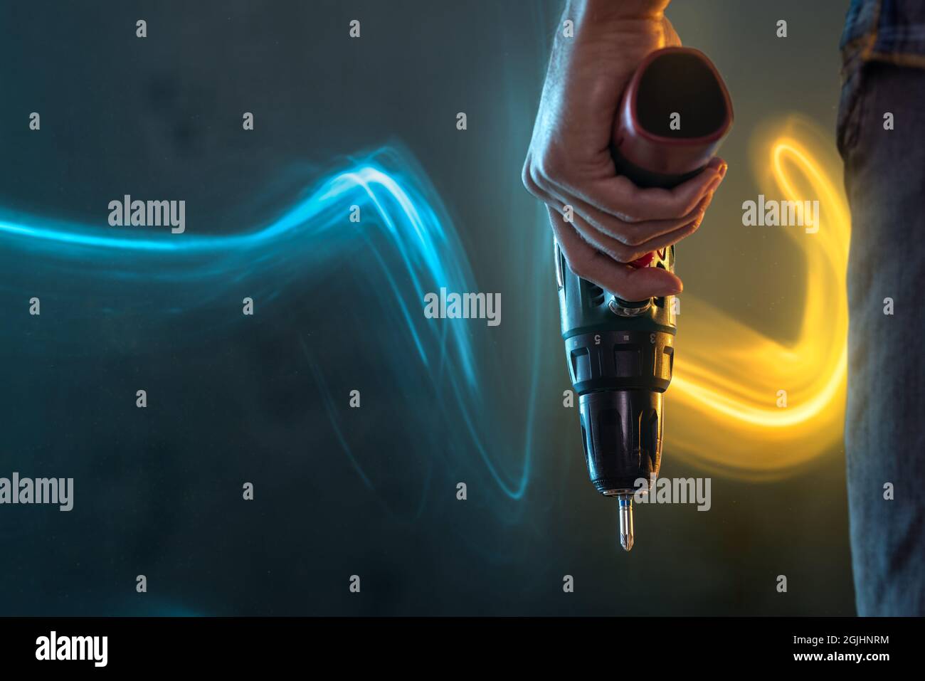 Hand electric tool hi-res stock photography and images - Alamy