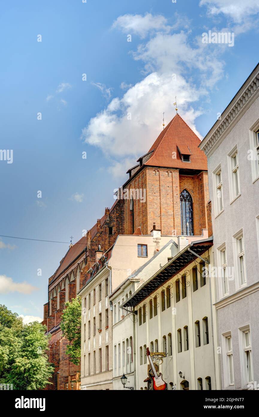 Torun Cathedral, HDR Image Stock Photo - Alamy