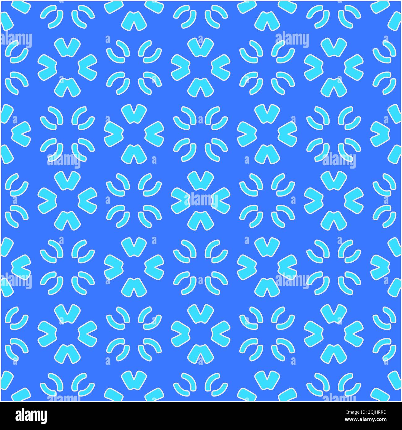 Geometric vector pattern with azure and blue color. simple ornament for ...