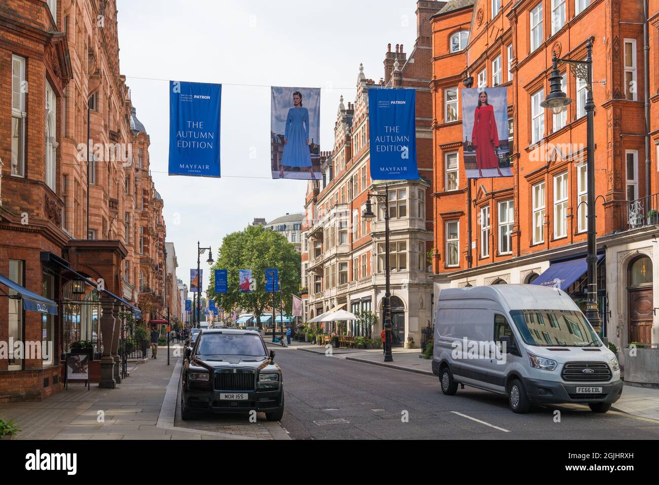 Colourful British Fashion Council Banners Spanning Across Mount Street colourful-british-fashion-council-banners-spanning-across-mount-street