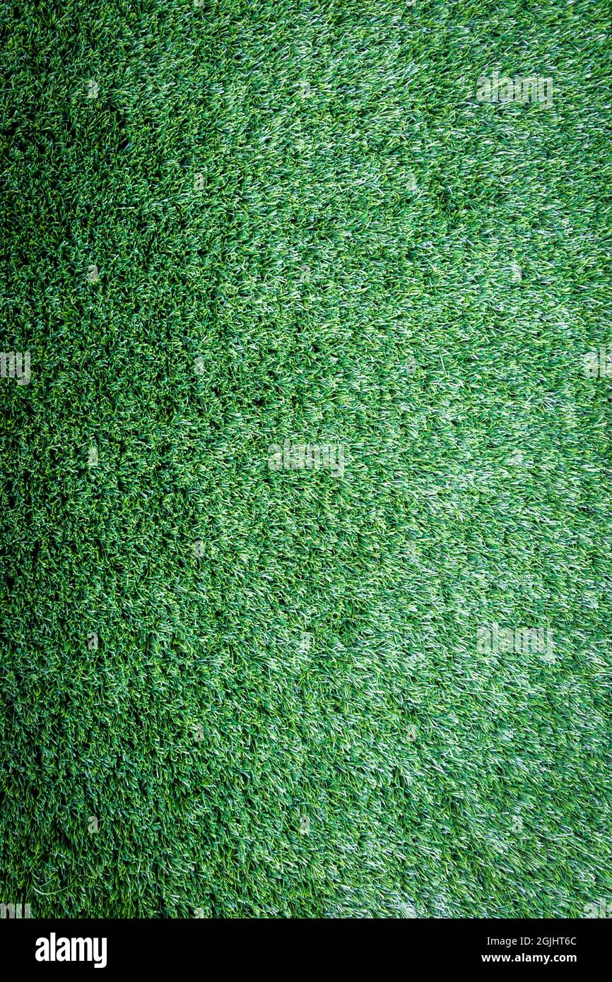Green grass artificial turf pattern background Stock Photo - Alamy