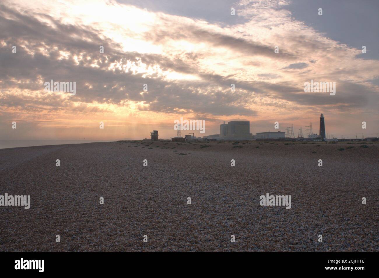 Dungeness Lighthouse and Nuclear Power Station Stock Photo - Alamy