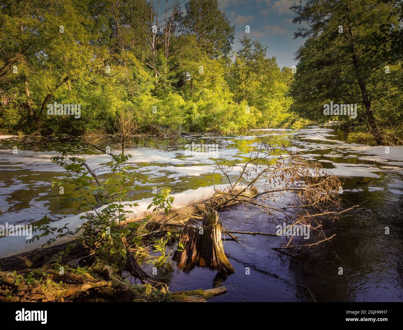 River birds eye view hi-res stock photography and images - Alamy