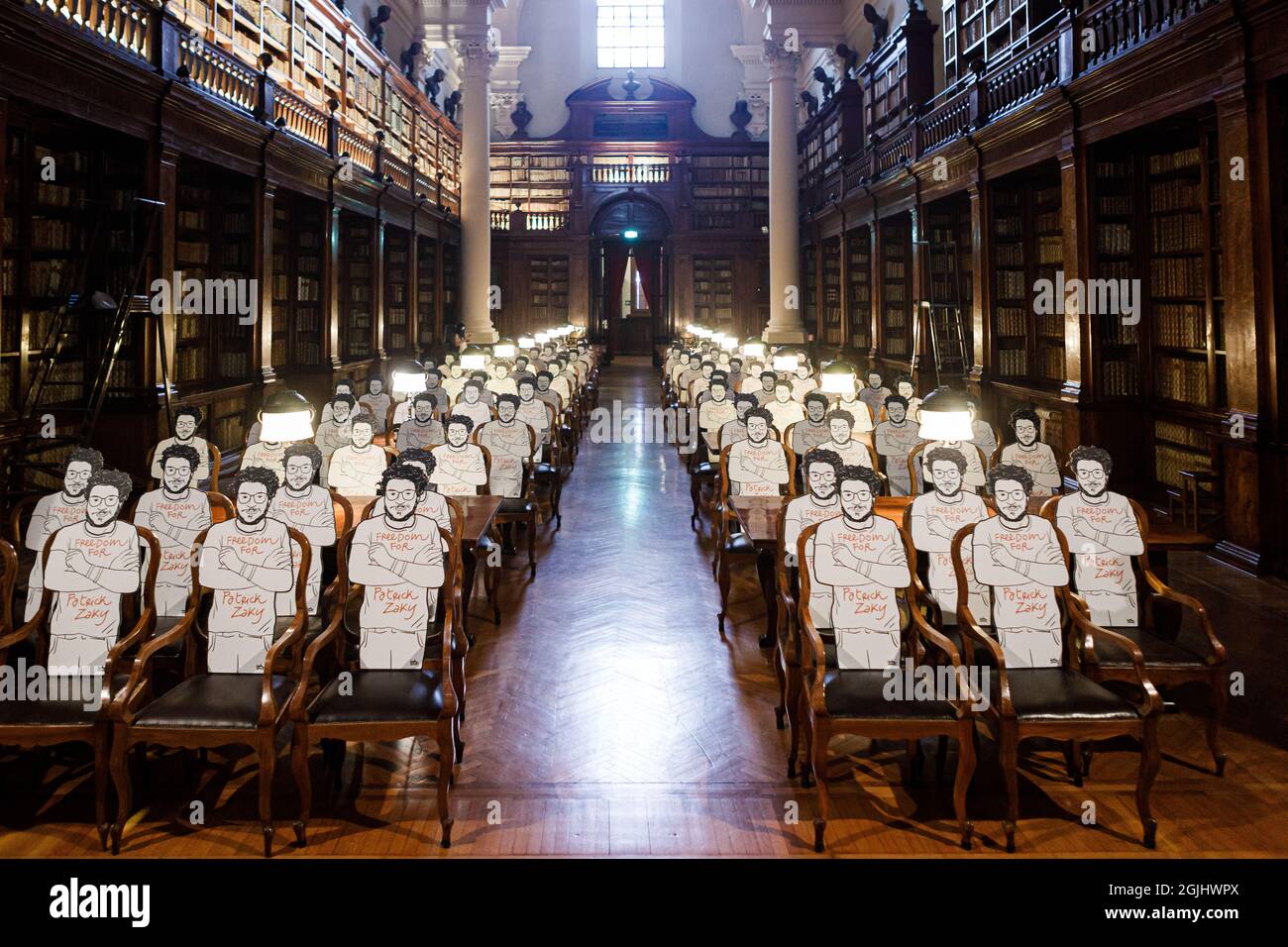 Library of the university of bologna hi-res stock photography and ...