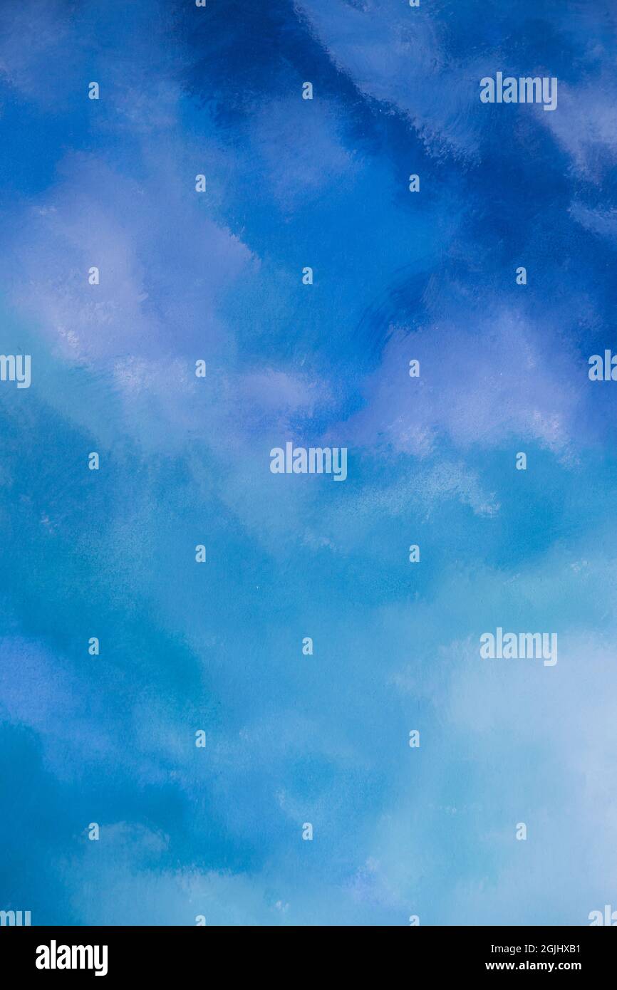 Abstract blue paint color background Stock Photo - Alamy
