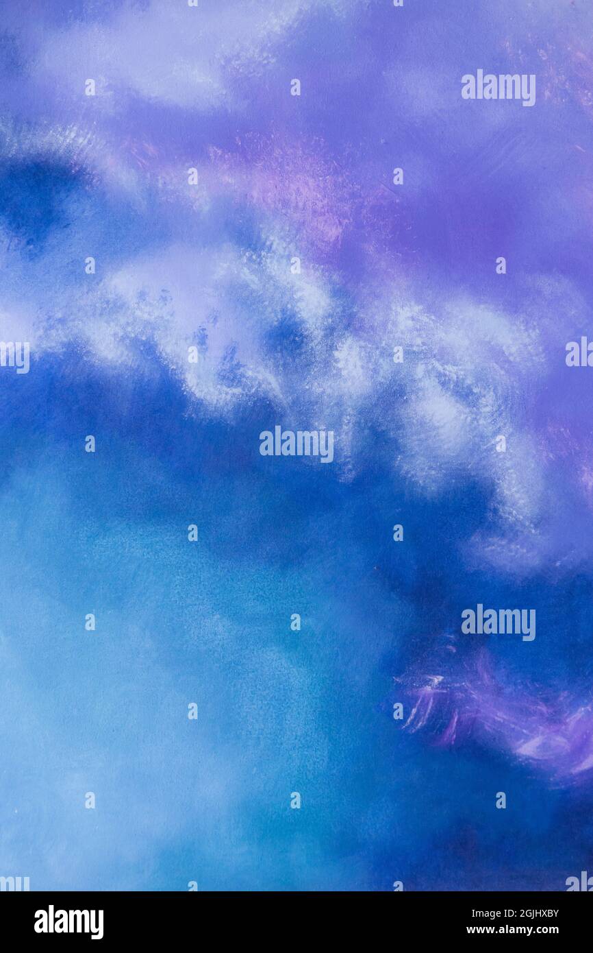 Abstract blue paint color background Stock Photo - Alamy