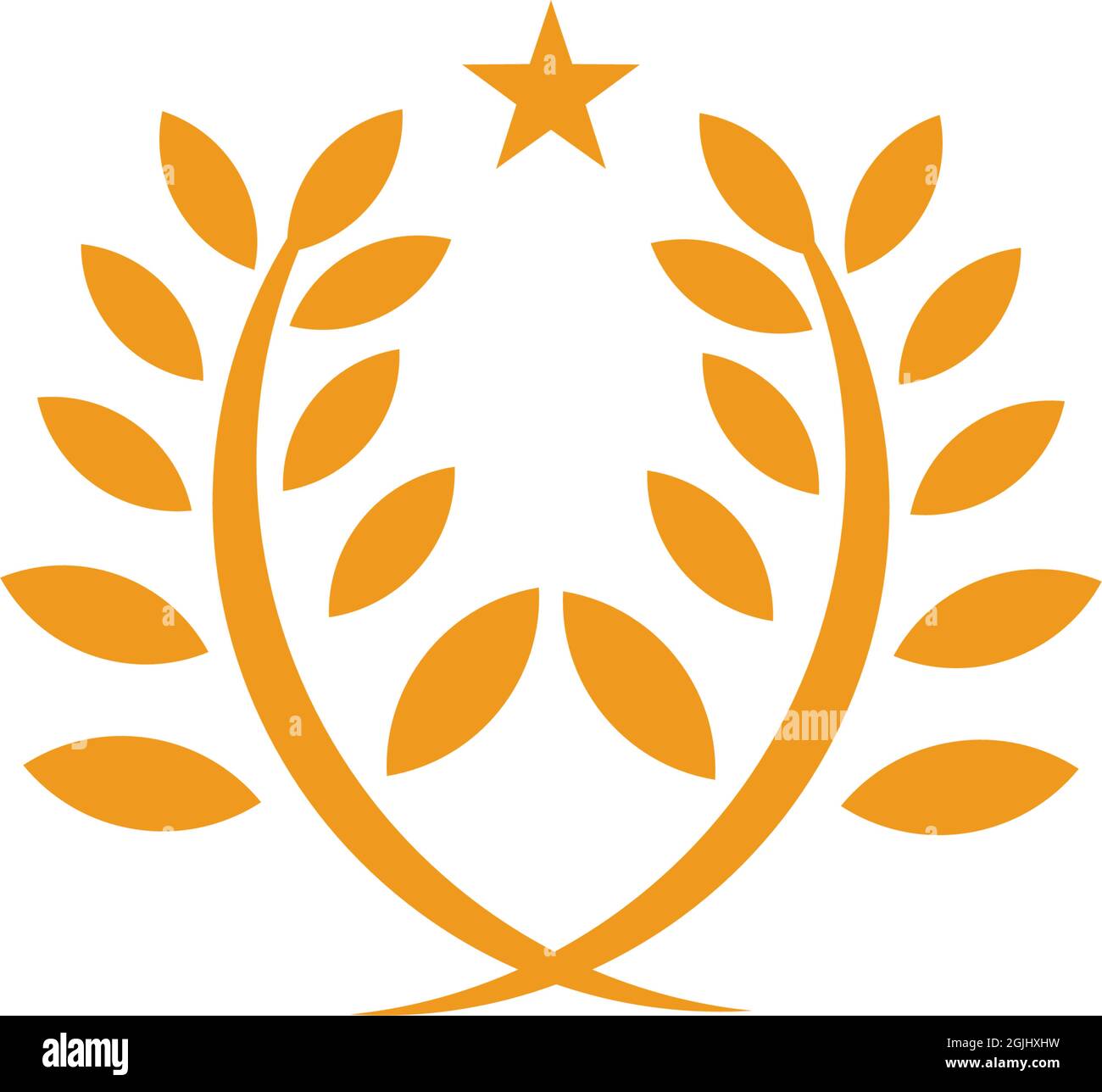 Agriculture wheat leaf icon logo design inspiration vector template ...