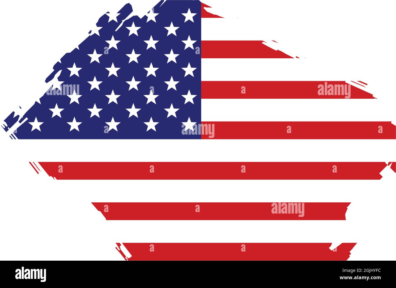 American flag and emblem logo design vector illustration template Stock ...