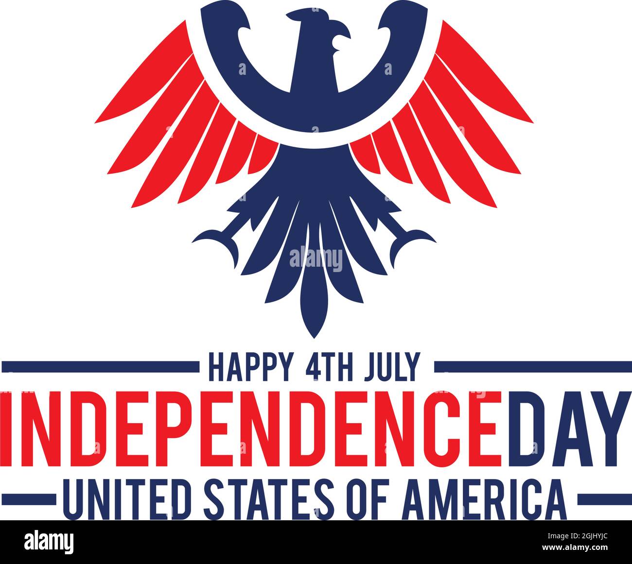 American flag and emblem logo design vector illustration template Stock ...