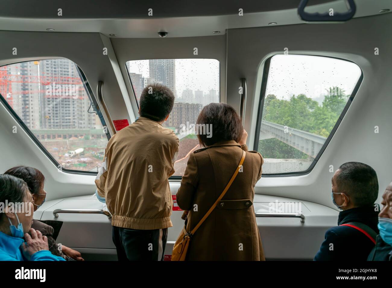 Chongqing light rail hi-res stock photography and images - Alamy