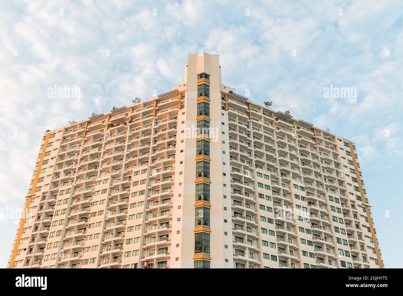 modern and stylish Condo High rise residential building Stock Photo - Alamy