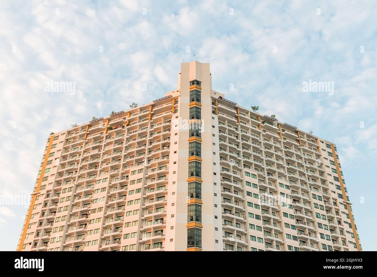 modern and stylish Condo High rise residential building Stock Photo - Alamy