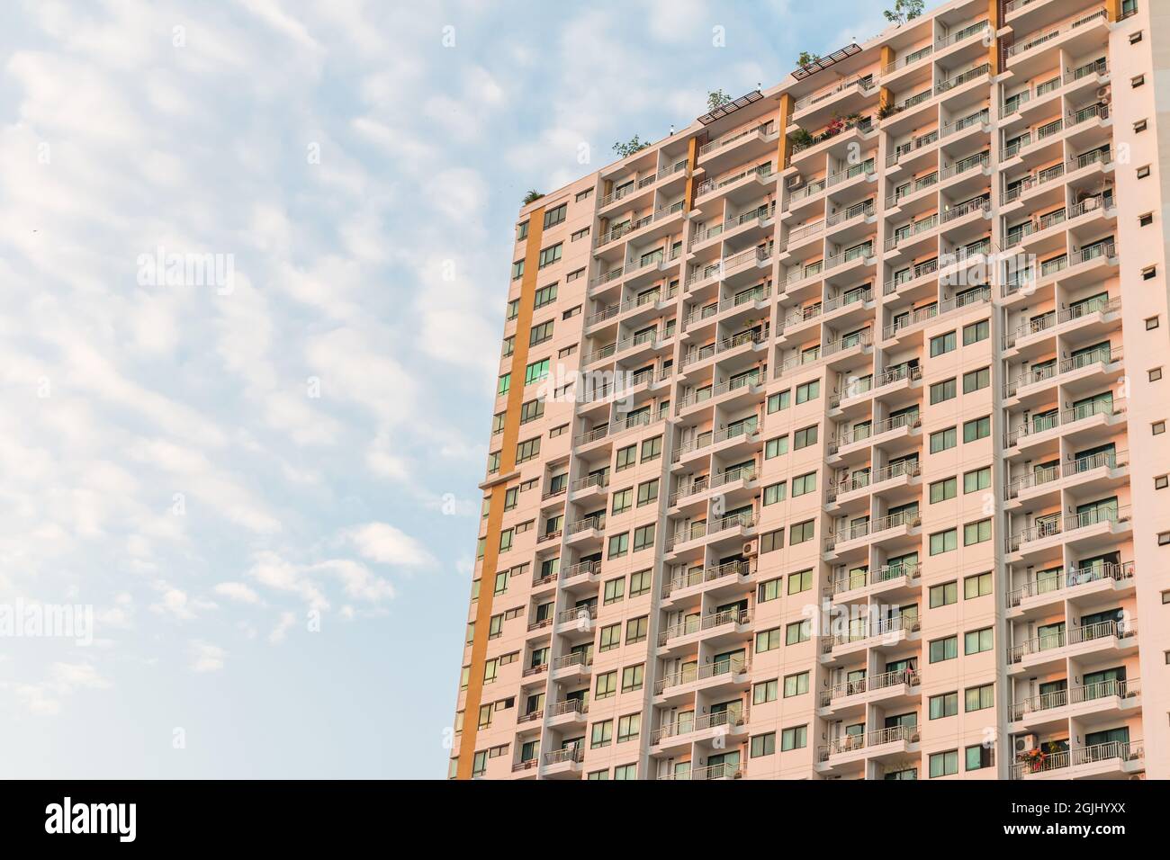 modern and stylish Condo High rise residential building Stock Photo - Alamy