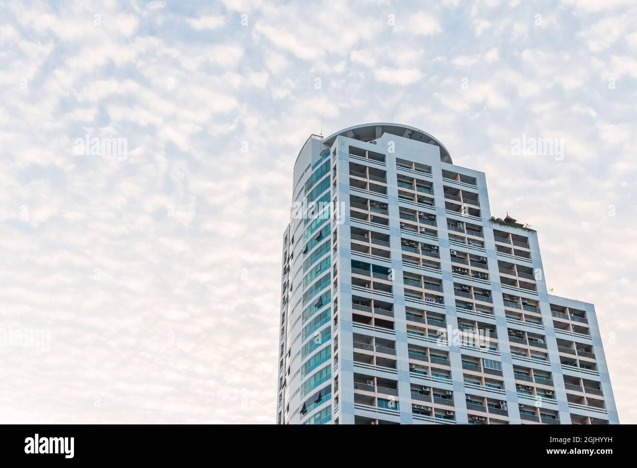modern and stylish Condo High rise residential building Stock Photo - Alamy