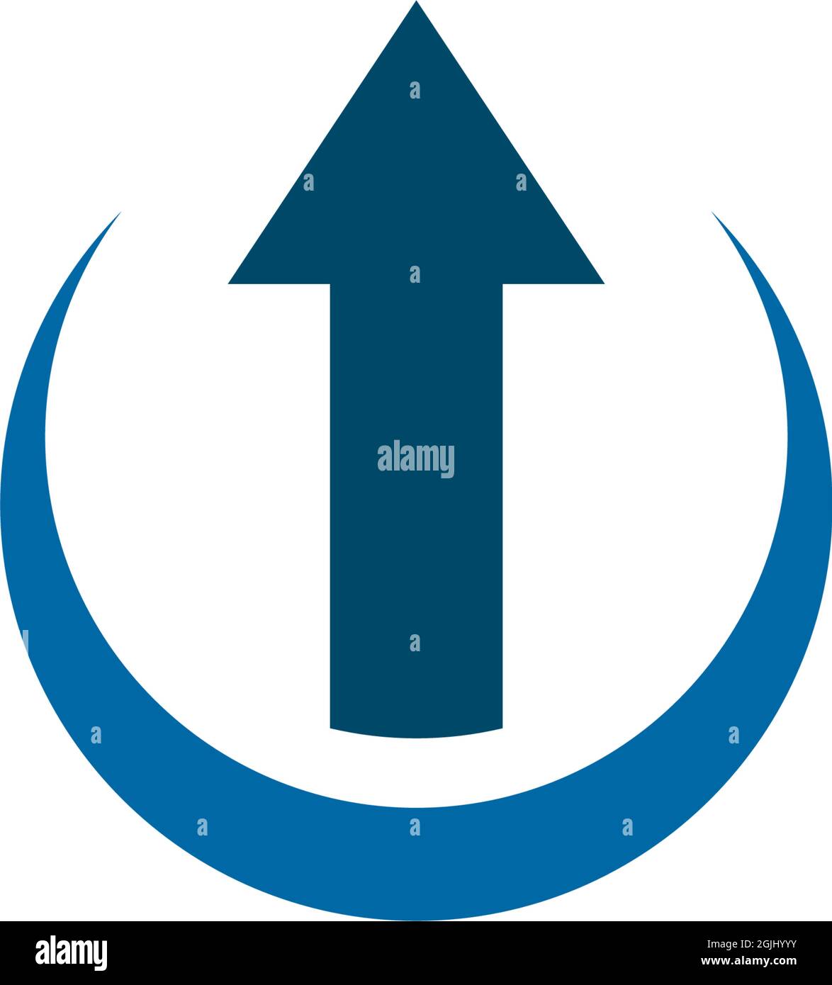 Upload icon logo design vector illustration template Stock Vector Image ...