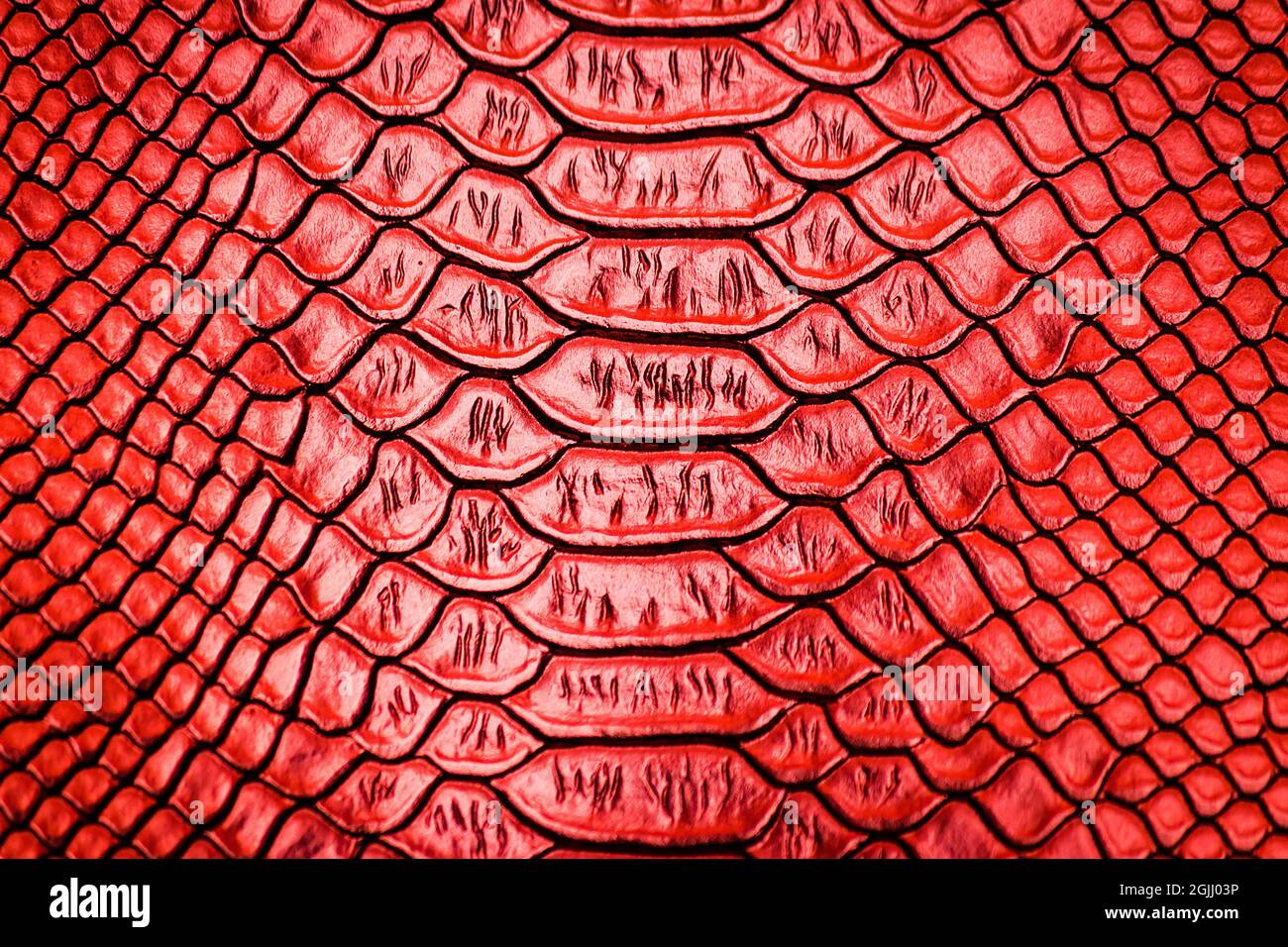 Red snake skin pattern texture background Stock Photo - Alamy
