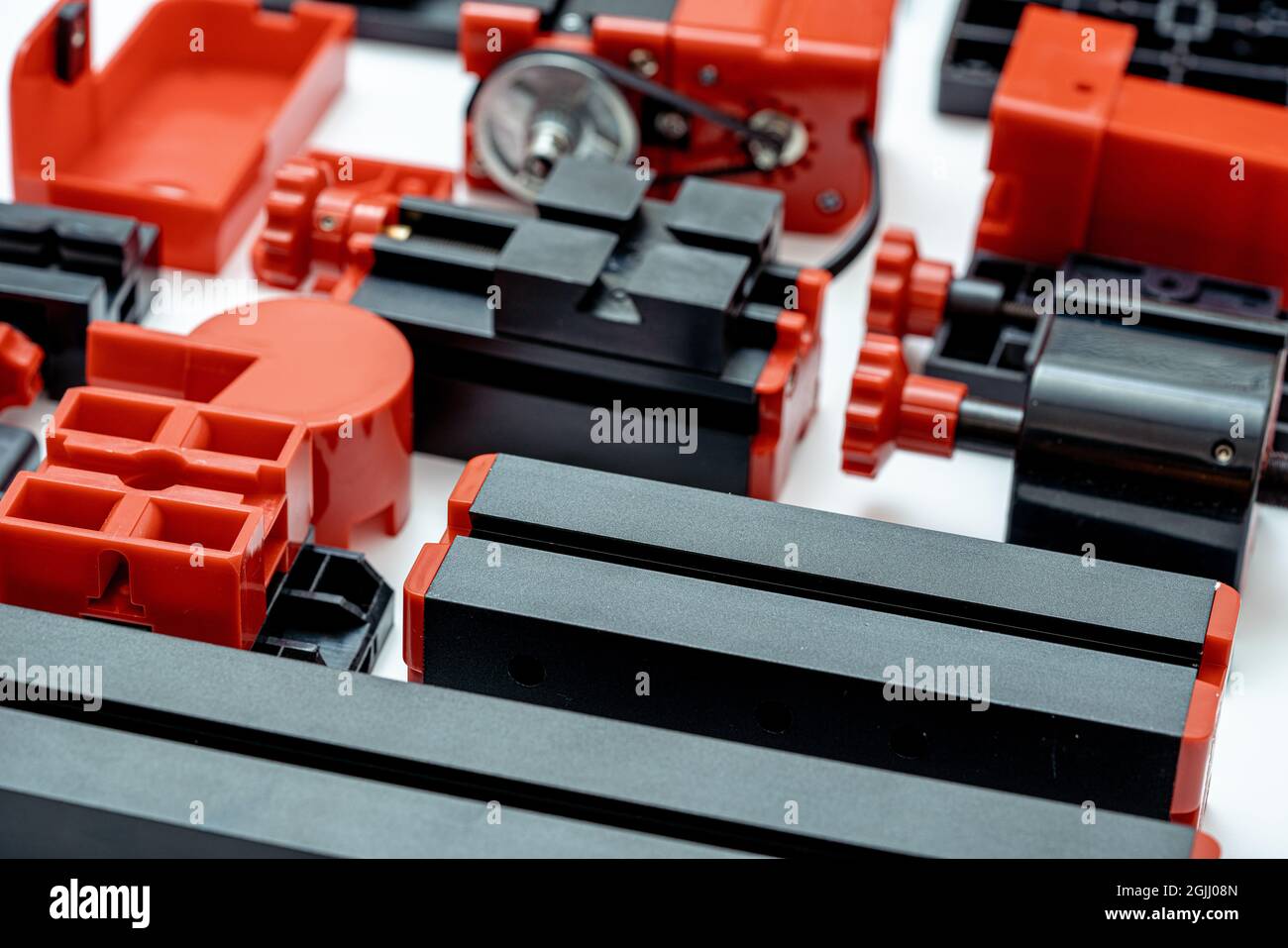 A set of parts for assembling a diy processing machine Stock Photo - Alamy